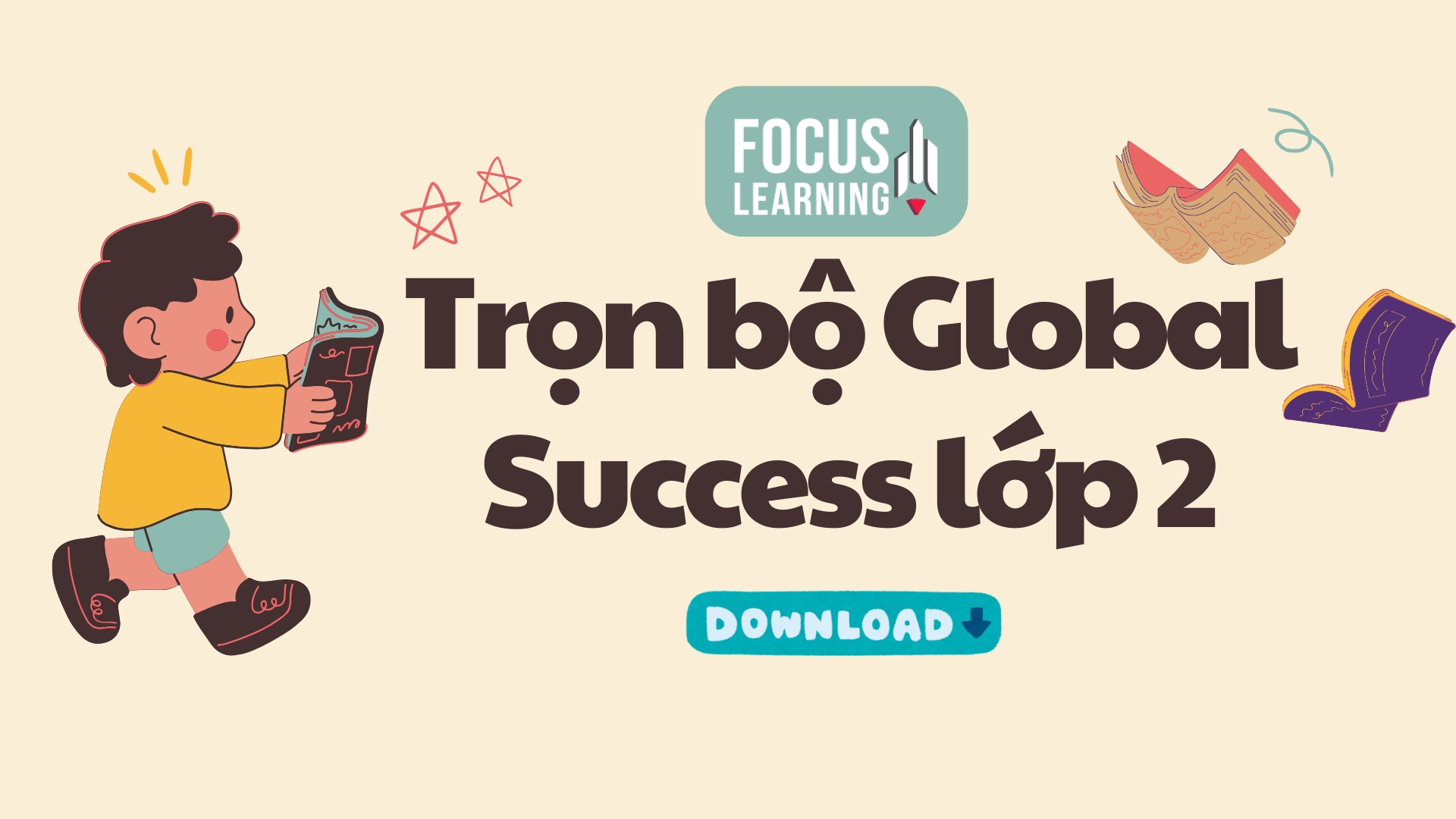 Trọn bộ Global Success lớp 2: Sách, file nghe & bài tập